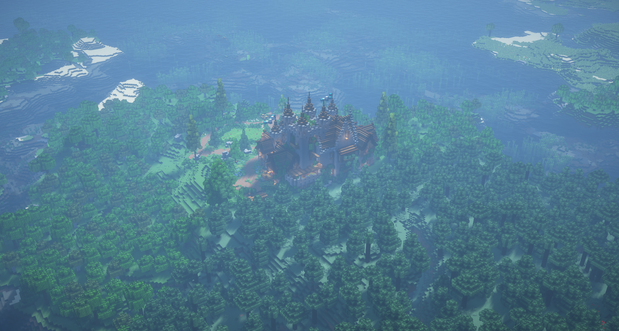 Overgrown Survival Castle with Full Interior – Abfielder Premium ...