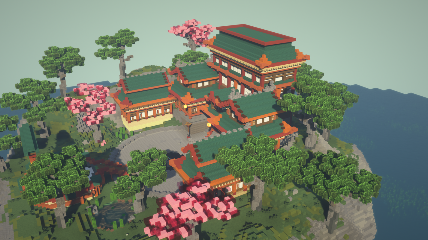 Asian Theme Sky Spawn – Abfielder Premium Minecraft Downloads