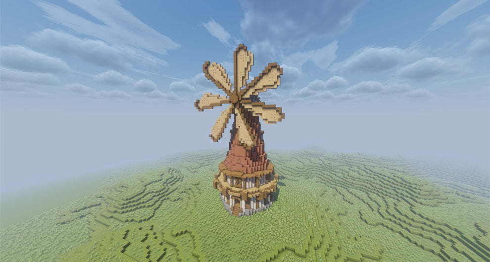 Medieval Windmill – Abfielder Premium Minecraft Downloads