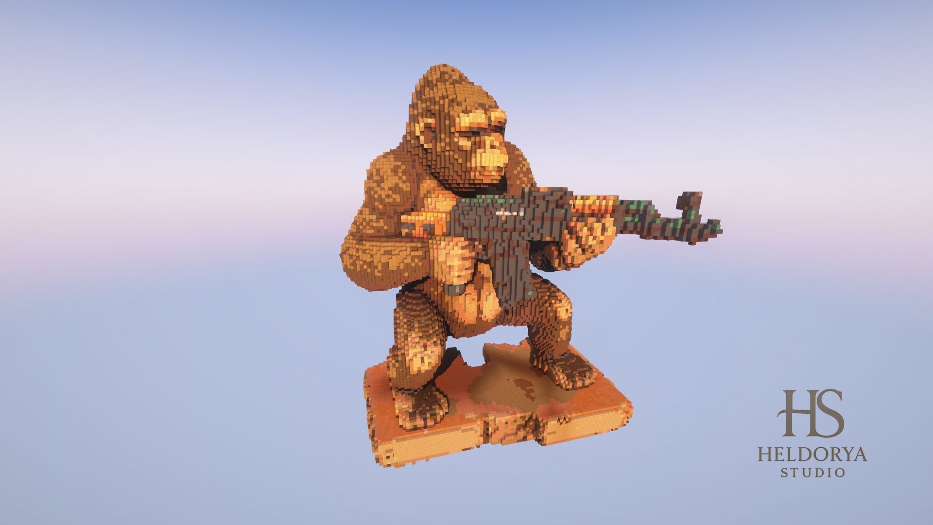 Armed Gorilla Statue – Abfielder Premium Minecraft Downloads