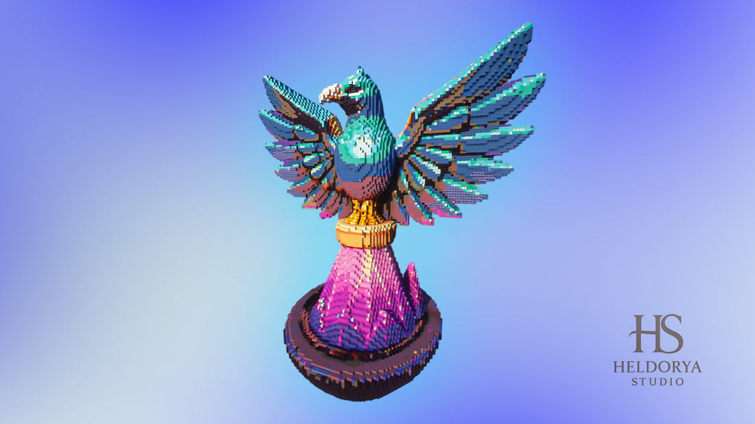 Futuristic Statue - Bird – Abfielder Premium Minecraft Downloads