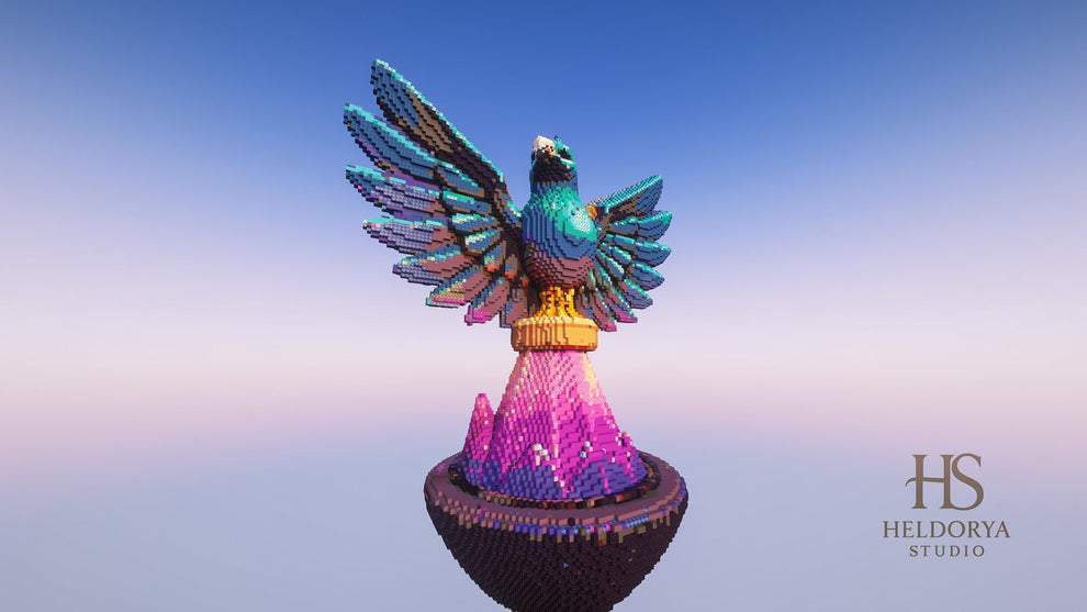 Futuristic Statue - Bird – Abfielder Premium Minecraft Downloads