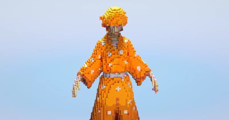 Zenitsu Agatsuma – Abfielder Premium Minecraft Downloads