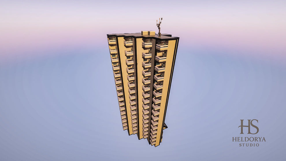 Realistic Big Building - Vanilla – Abfielder Premium Minecraft Downloads