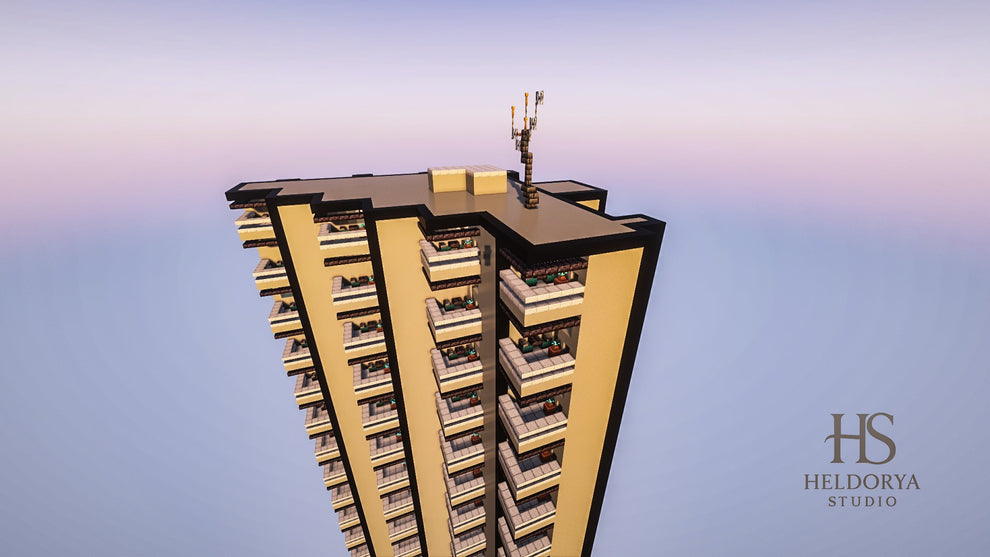 Realistic Big Building - Vanilla – Abfielder Premium Minecraft Downloads