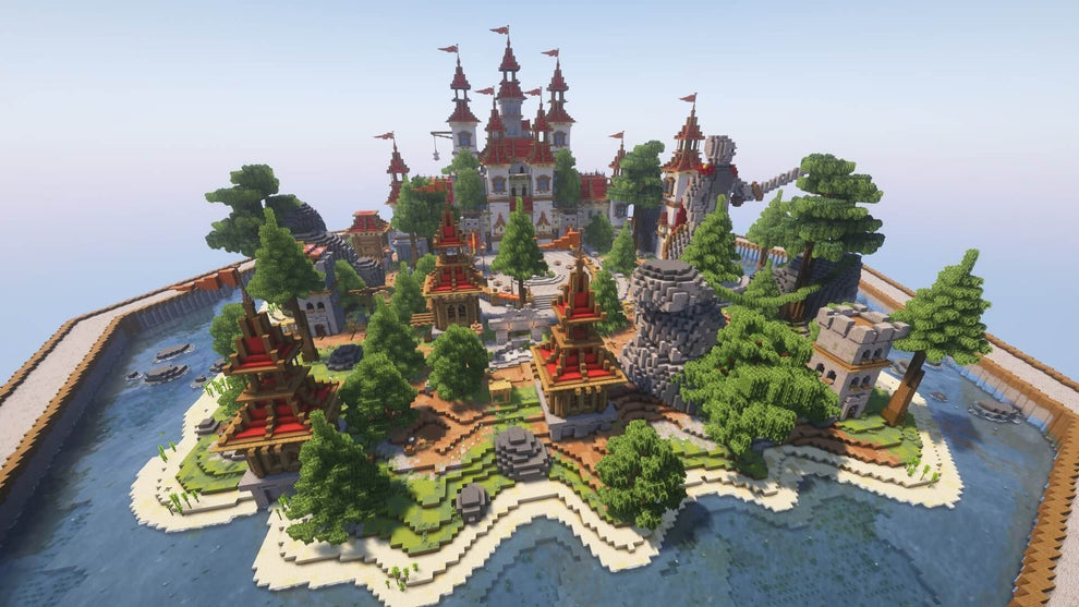 Hub - Ruby Fortress - 320x320 – Abfielder Premium Minecraft Downloads