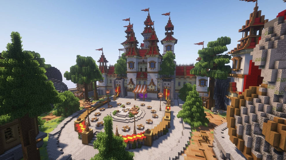 Hub - Ruby Fortress - 320x320 – Abfielder Premium Minecraft Downloads