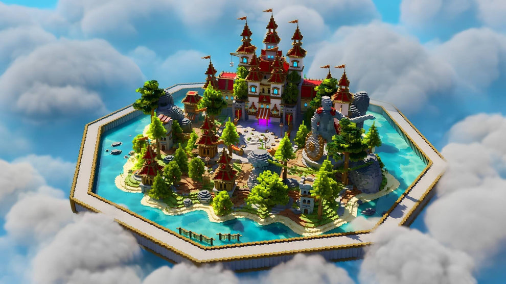 Hub - Ruby Fortress - 320x320 – Abfielder Premium Minecraft Downloads