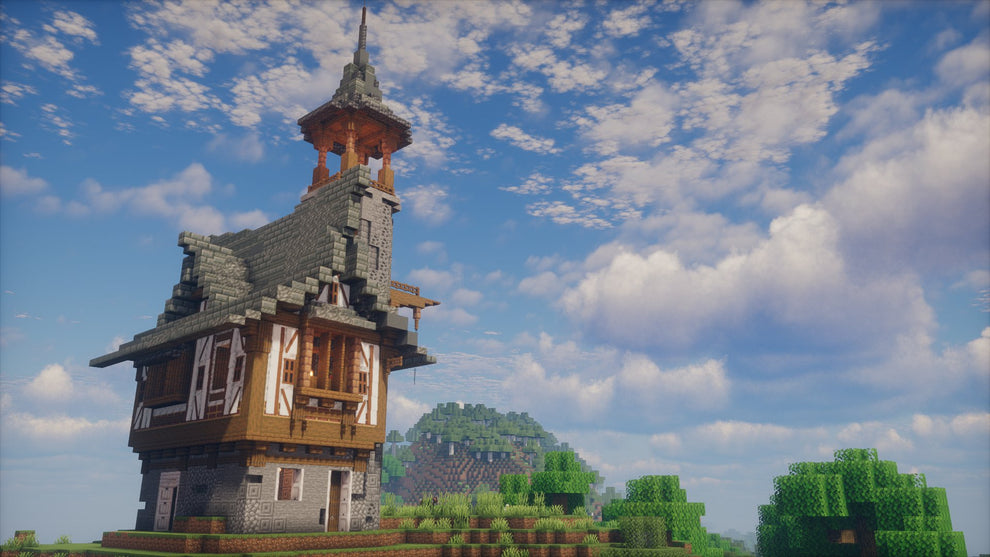 Starter Medieval Watchtower House – Abfielder Premium Minecraft Downloads