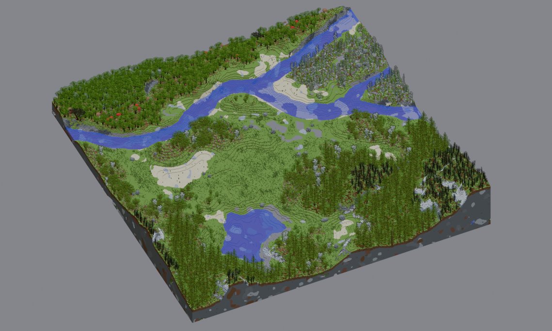 Custom Survival Plains Forest Map – Abfielder Premium Minecraft Downloads