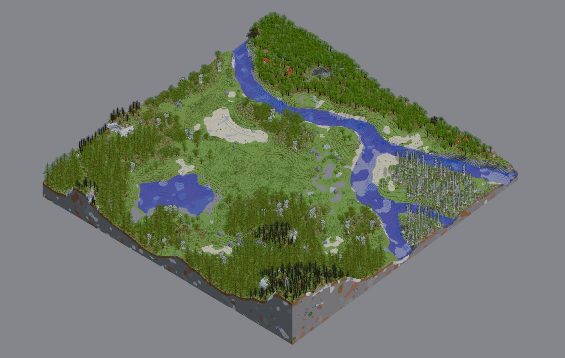 Custom Survival Plains Forest Map – Abfielder Premium Minecraft Downloads