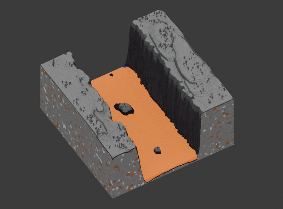 Custom Lava River and Cliffs map – Abfielder Premium Minecraft Downloads