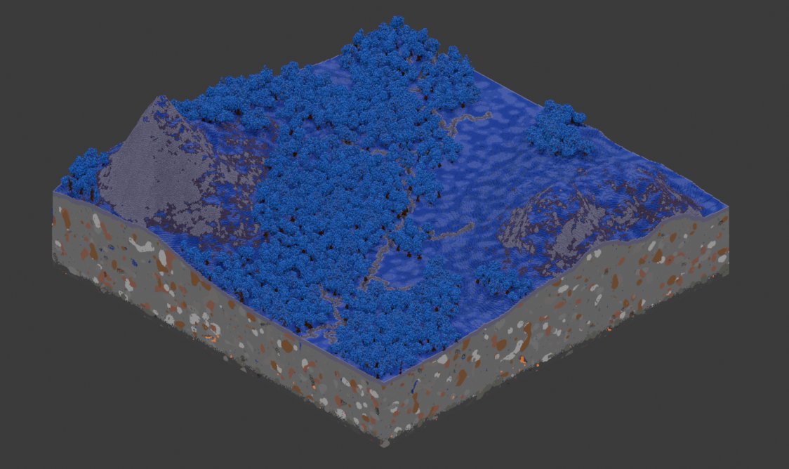 Custom Blue Fantasy Map 500x500 Blocks – Abfielder Premium Minecraft ...