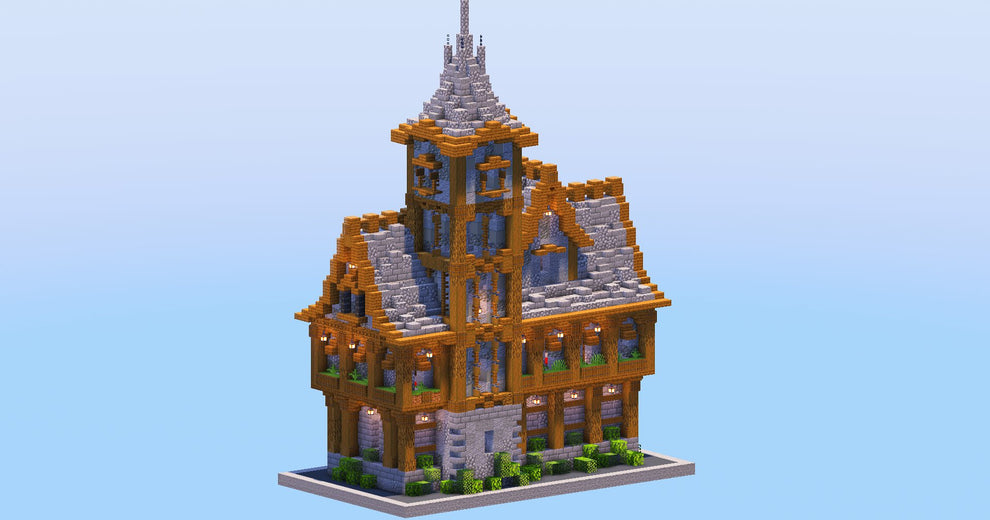 Medieval Town Hall – Abfielder Premium Minecraft Downloads