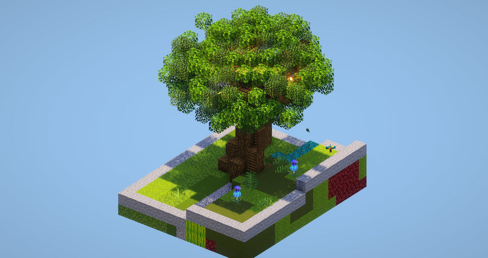House inside a Oaktree – Abfielder Premium Minecraft Downloads