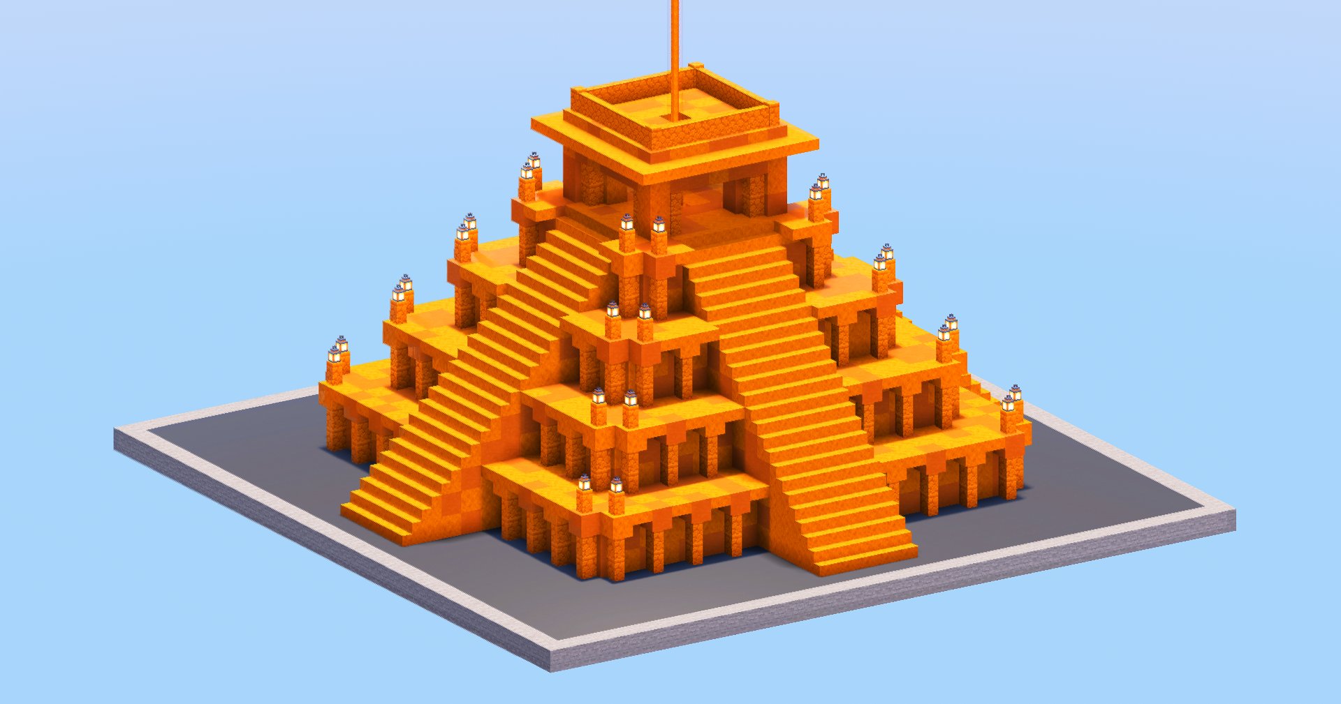 Aztec Pyramid Beacon Design – Abfielder Premium Minecraft Downloads