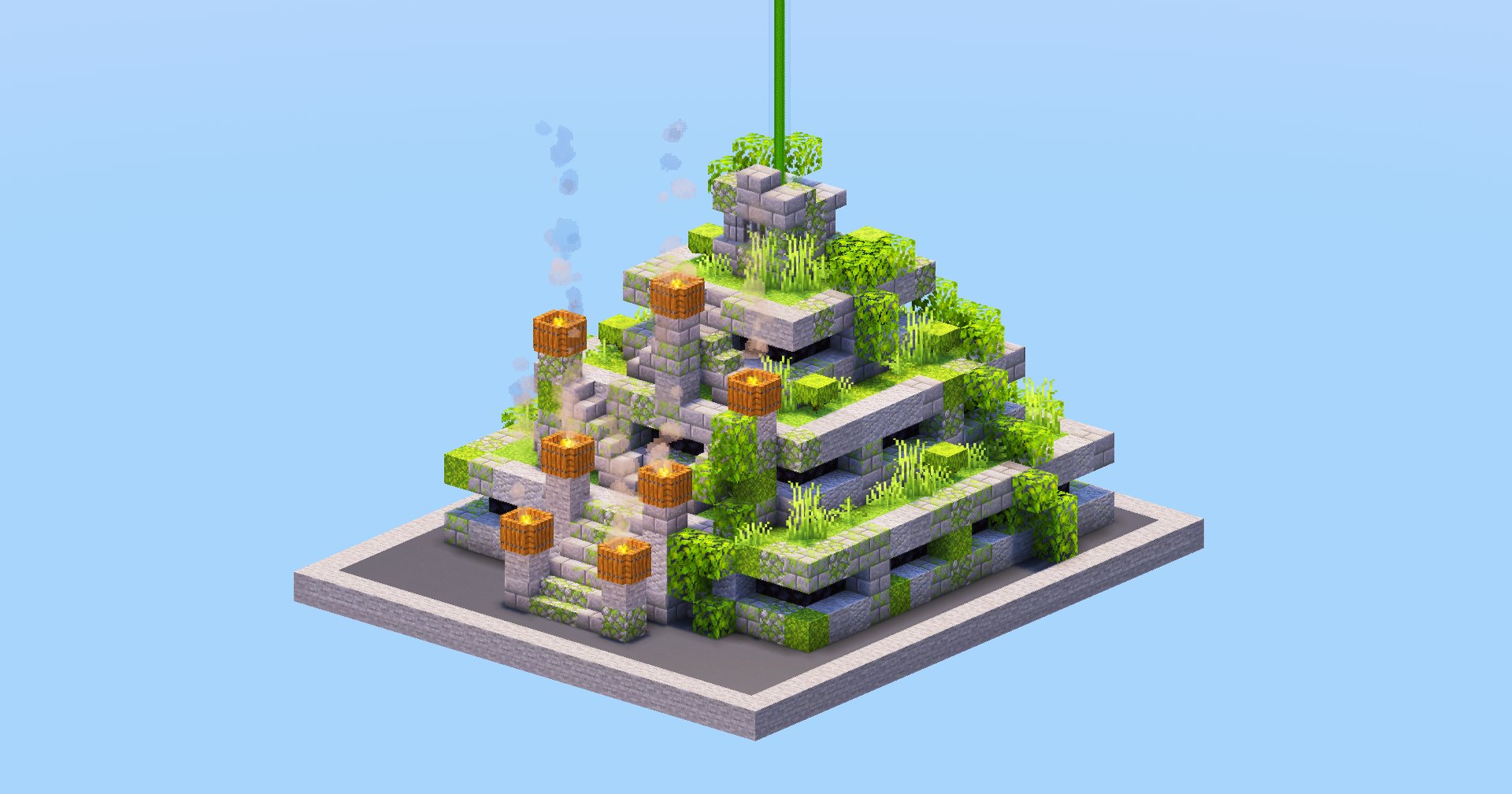 Mayan Pyramid Beacon Design – Abfielder Premium Minecraft Downloads