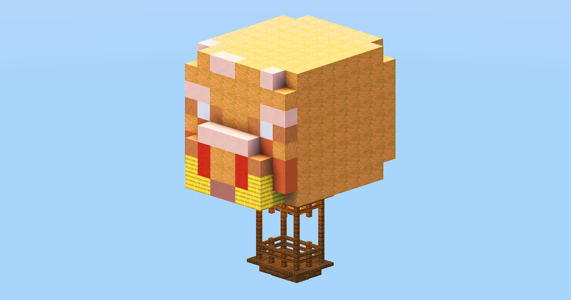 Piglin Hot Air Balloon – Abfielder Premium Minecraft Downloads