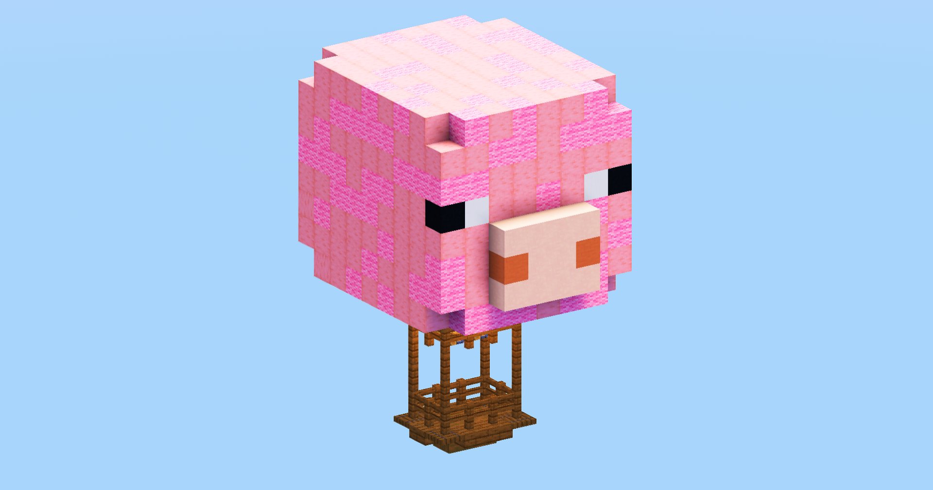 Pig Hot Air Balloon – Abfielder Premium Minecraft Downloads