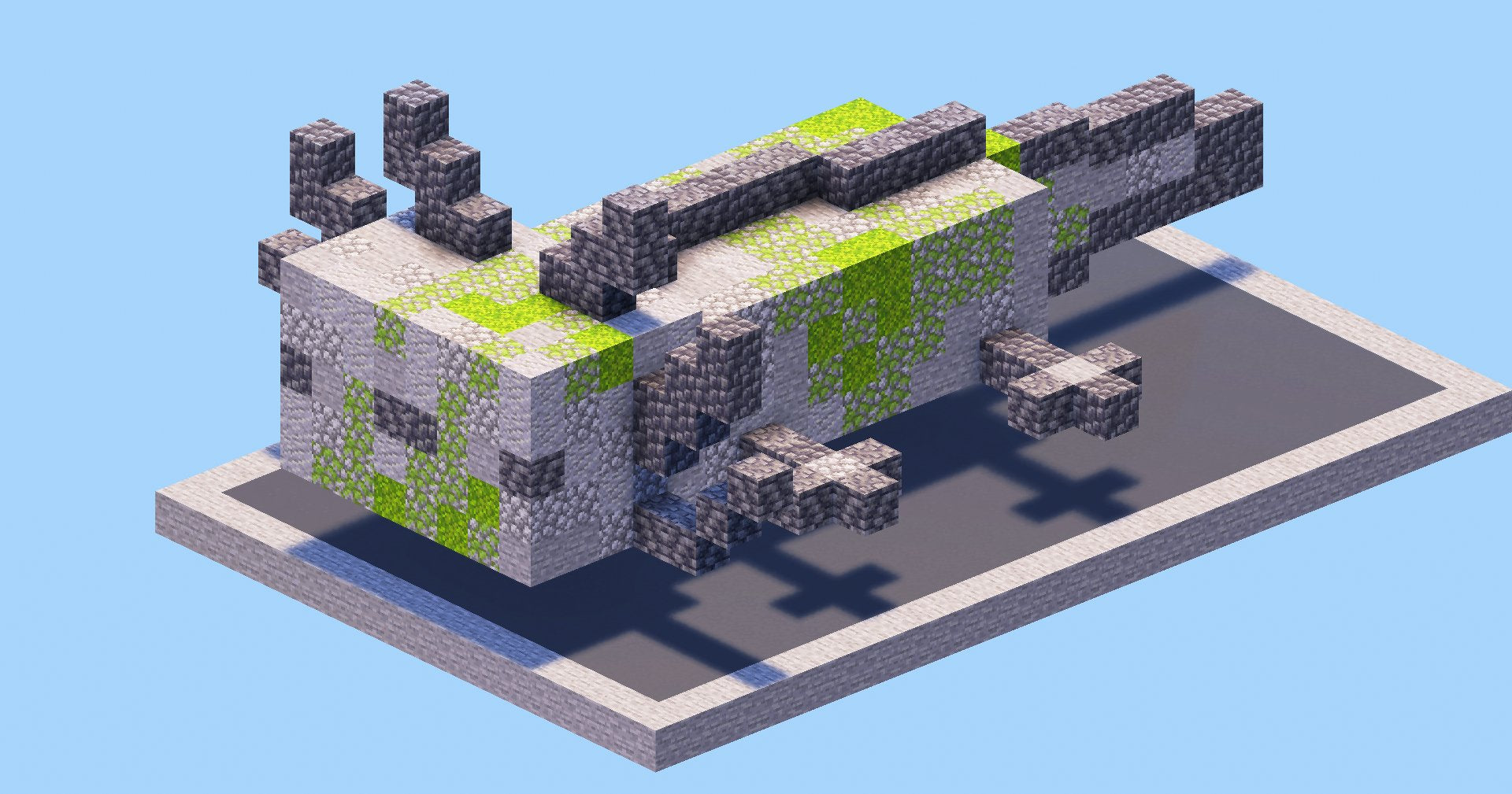 Axolotl Stone Statue – Abfielder Premium Minecraft Downloads