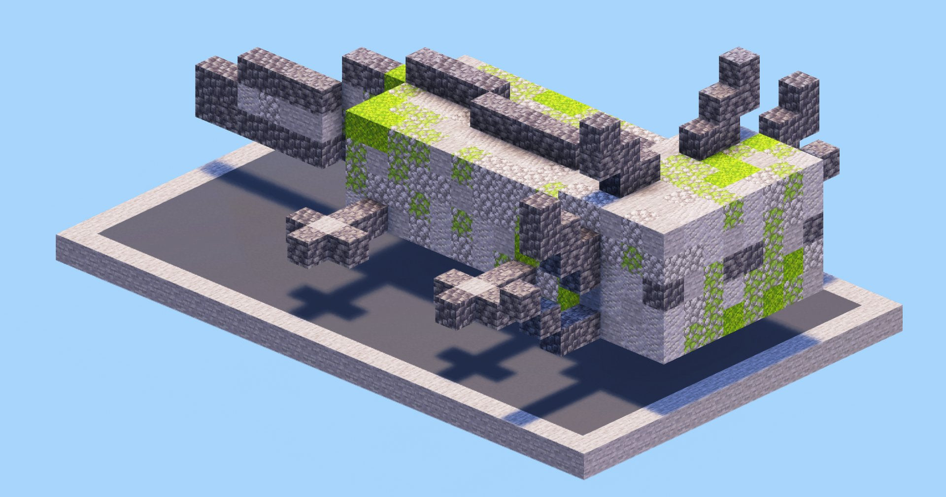 Axolotl Stone Statue – Abfielder Premium Minecraft Downloads