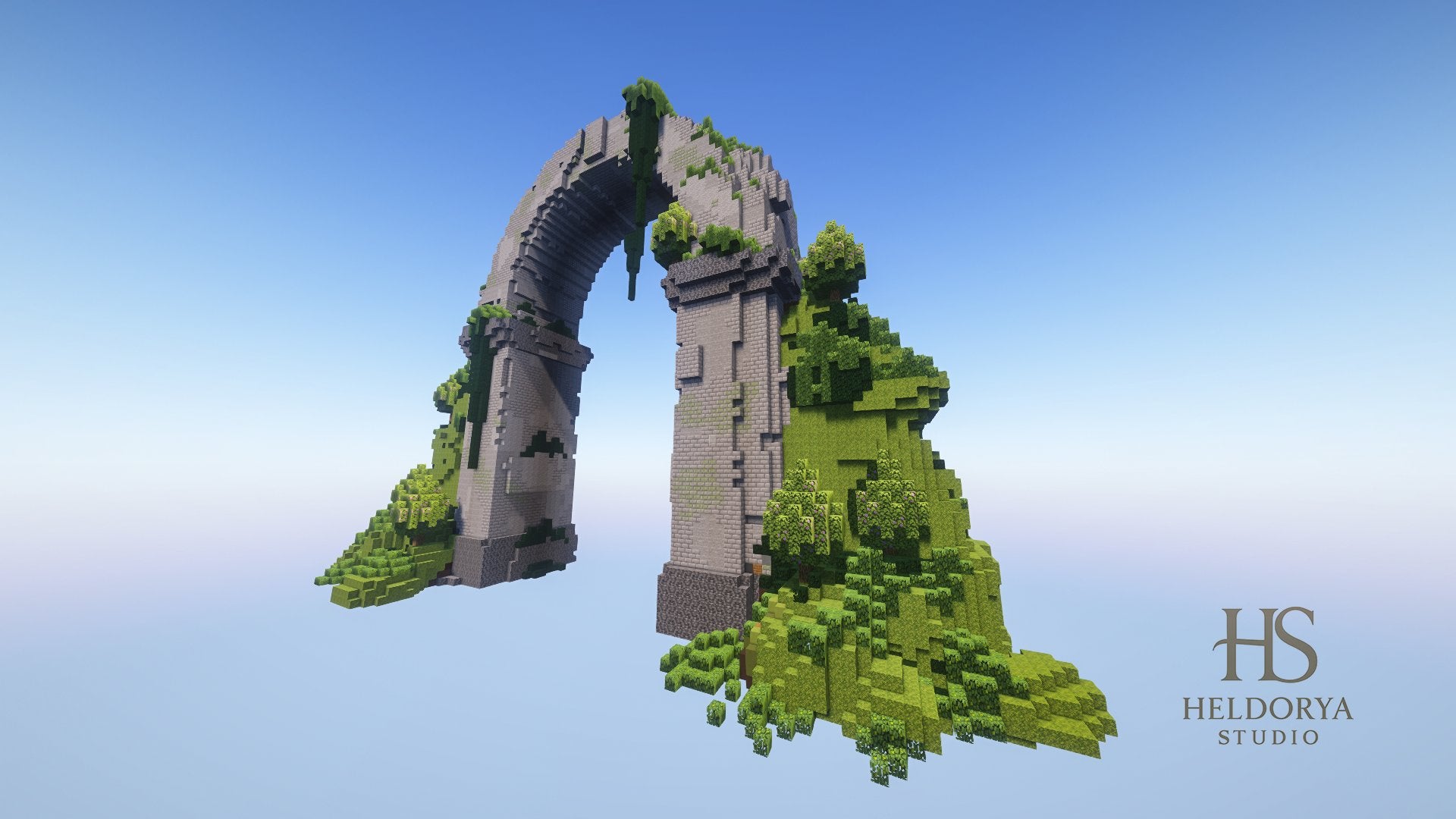 Overgrown Natural Arch - Schematic File – Abfielder Premium Minecraft ...