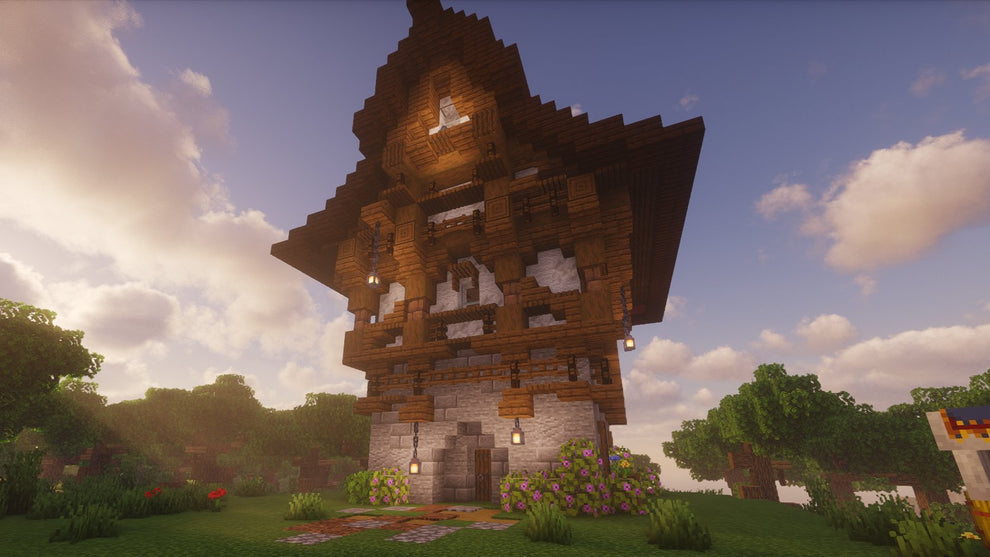 Medieval Fantasy House – Minecraft Schematic (.schem & .litematic ...