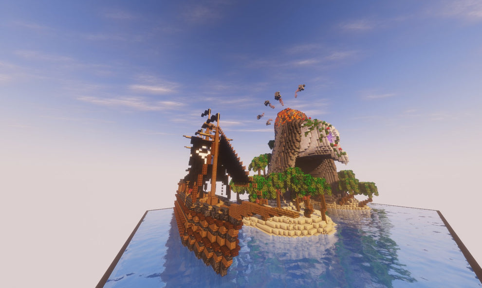 Netherportal Island – Abfielder Premium Minecraft Downloads