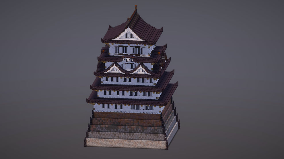 Black Japanese Castle – Abfielder Premium Minecraft Downloads