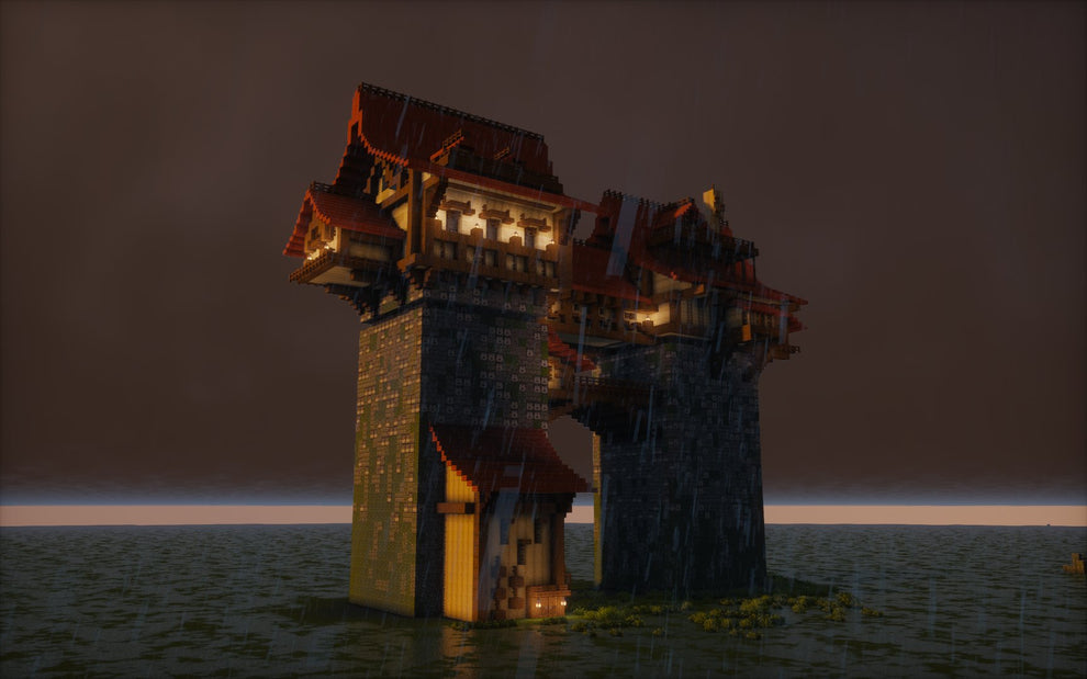 Medieval Gate House – Abfielder Premium Minecraft Downloads