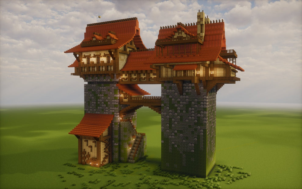 Medieval Gate House – Abfielder Premium Minecraft Downloads