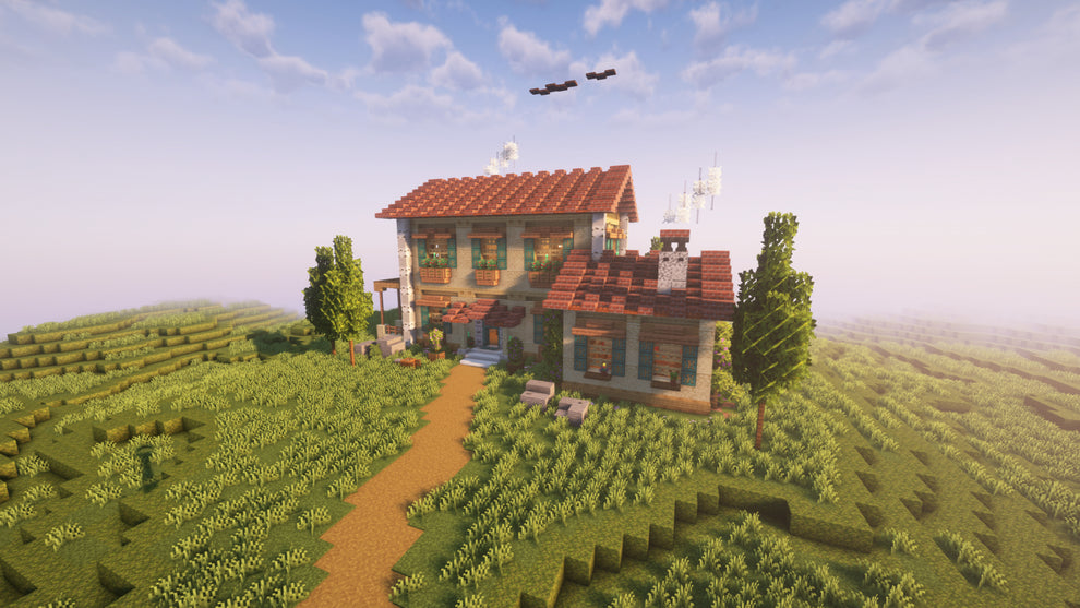 Mediterranean House – Abfielder Premium Minecraft Downloads